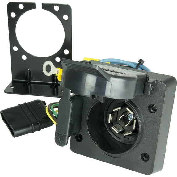 Hopkins 47185 Multi-Tow 4 Flat To 7 Blade And 4 Flat Connector ...