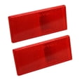 Hopkins Towing Solutions Red Rectangular Stick on Reflectors, B178SRW ...