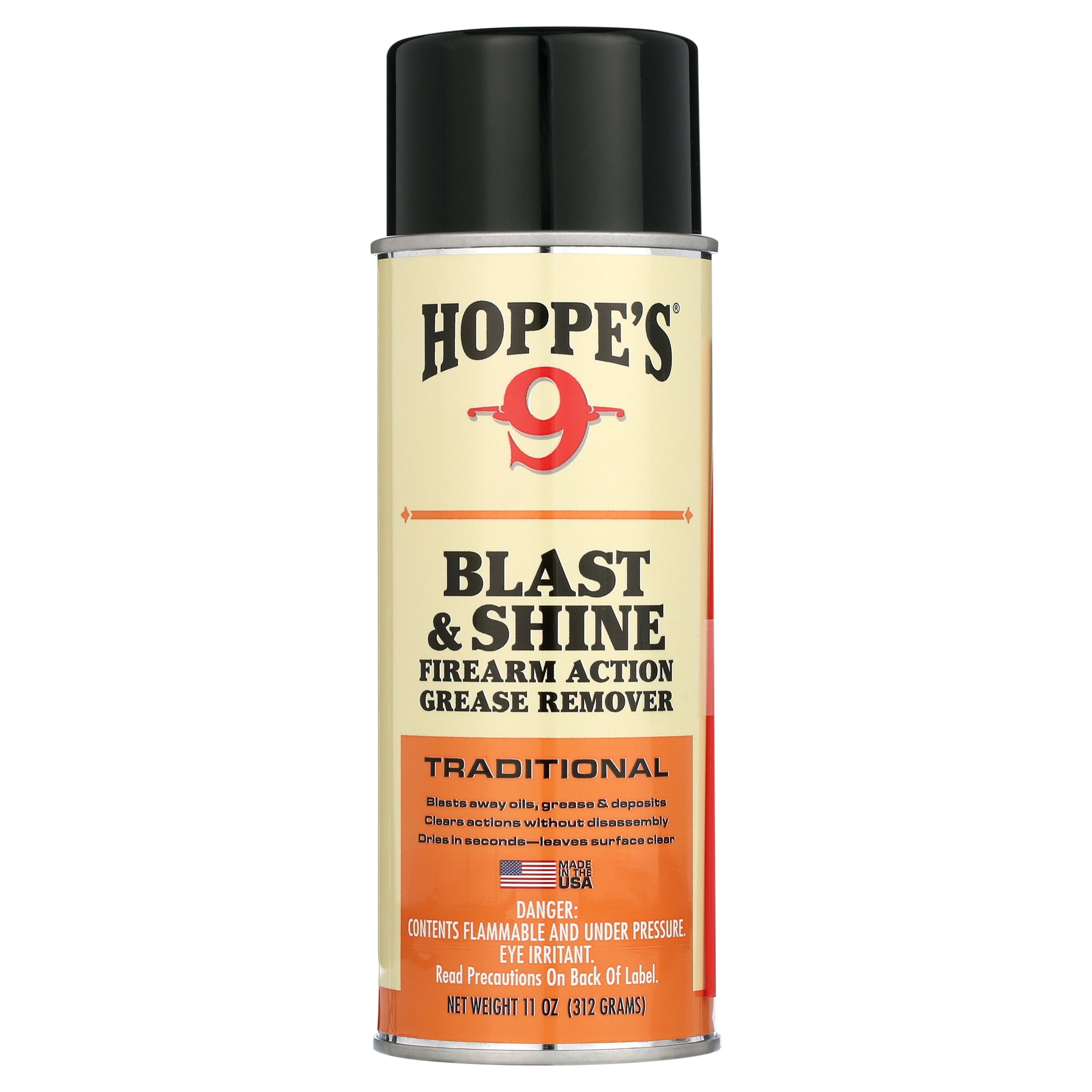 Hoppe's Traditional Blast & Shine Firearm Action Grease Remover 11 oz ...