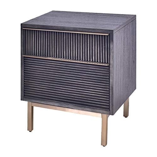 Hopper Studio Avant 2 Drawer Nightstand - Antique Black - Stylish ...