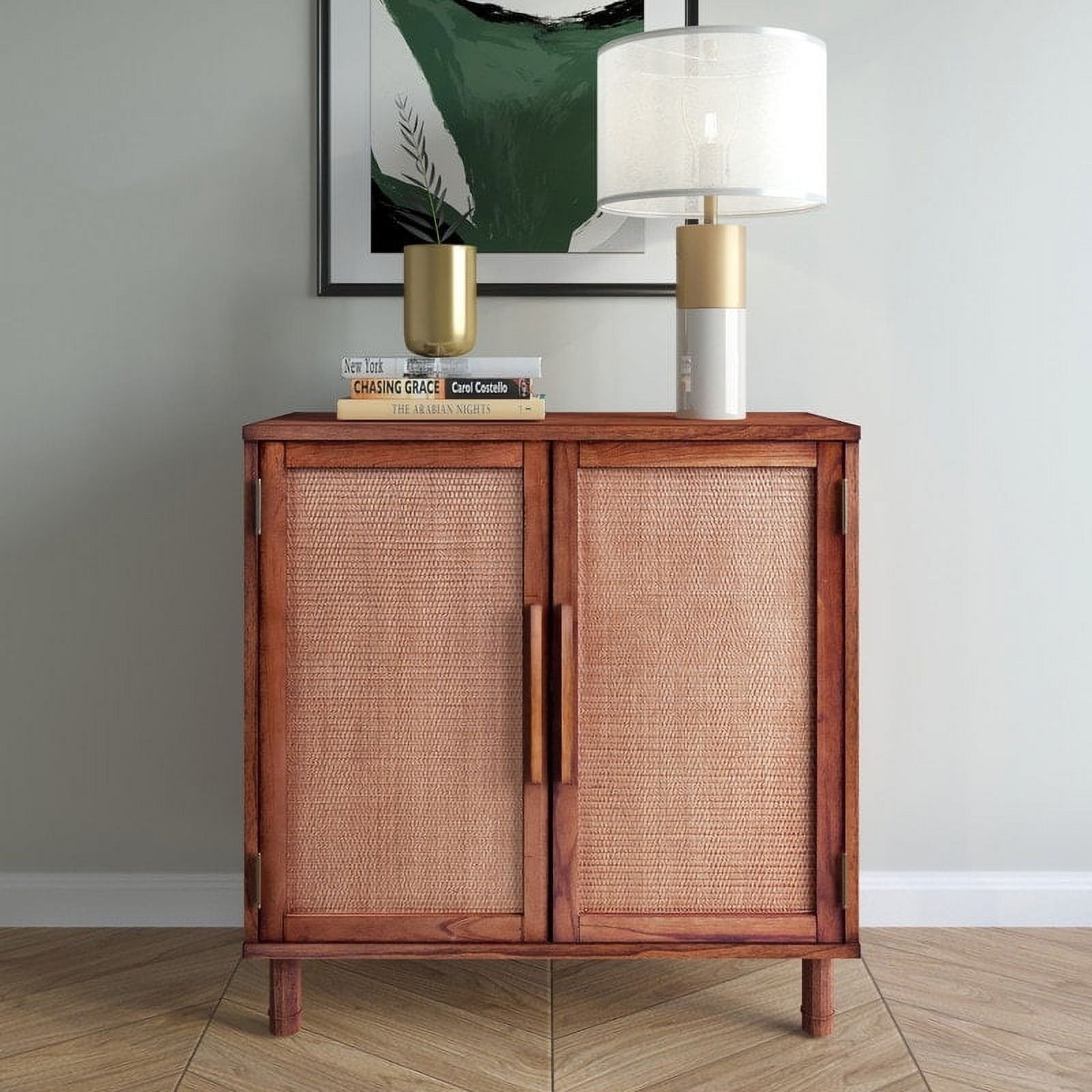 Hopper Studio Delancey Brown 2 Door Cabinet - Walmart.com