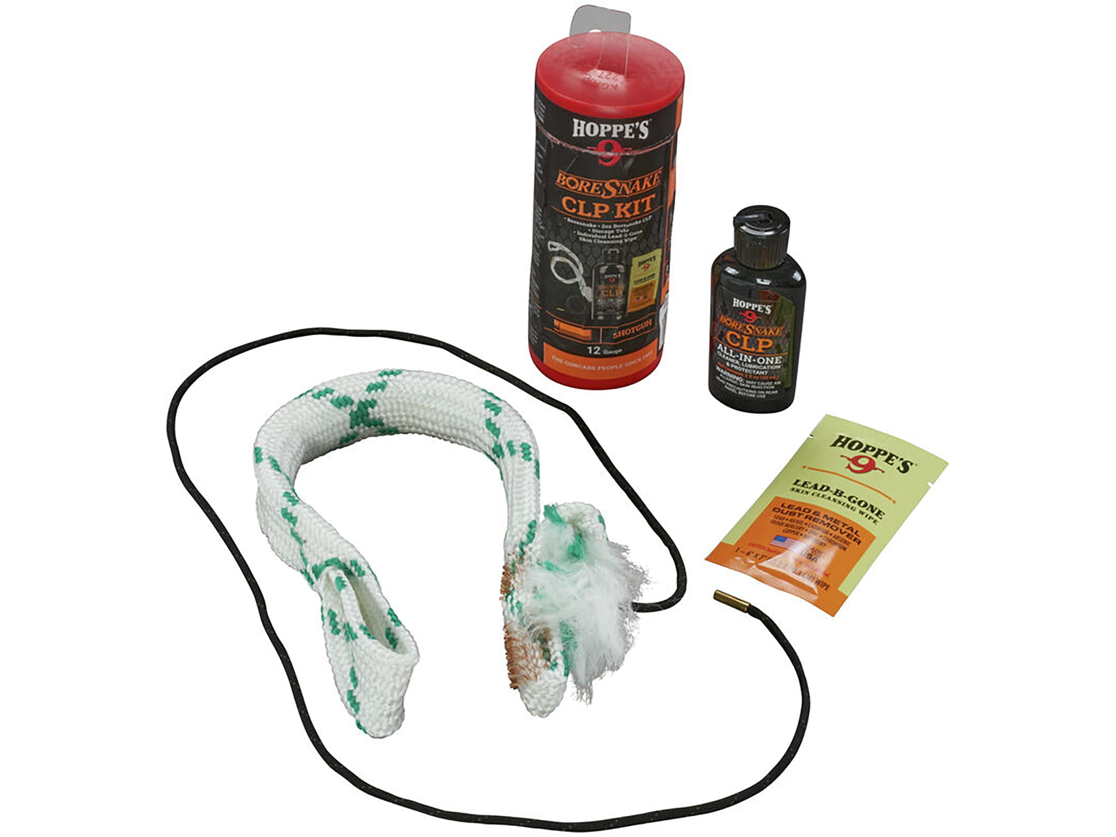 Hoppes CLP Cleaning Kit for 12 Gauge Shotgun, Gun Snake for Gun ...