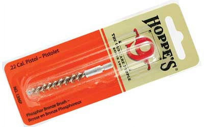 Hoppes Phosphor Bronze Brush 1306P .22 Caliber Pistol Card - Walmart.com