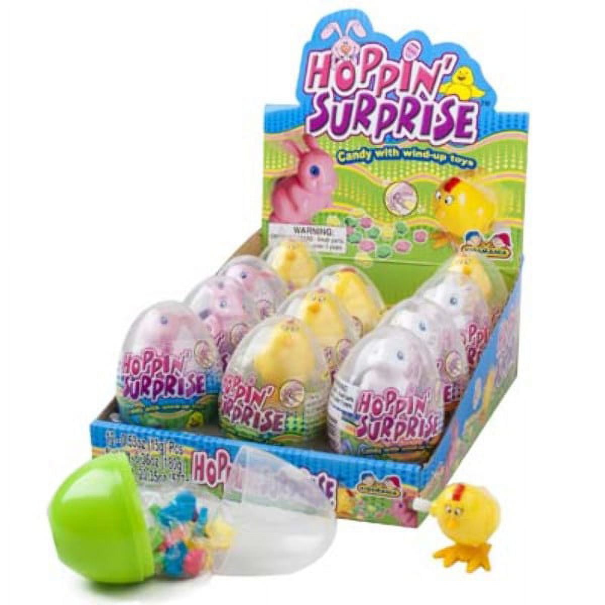 Hoppin' Surprise Candy with Wind-Up Toys - Assorted - CASE OF 48 ...