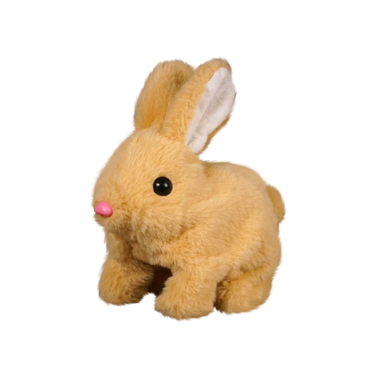 Hopping Rabbit with Carrot Interactive Electronic Pet Plush Bunny Toy ...