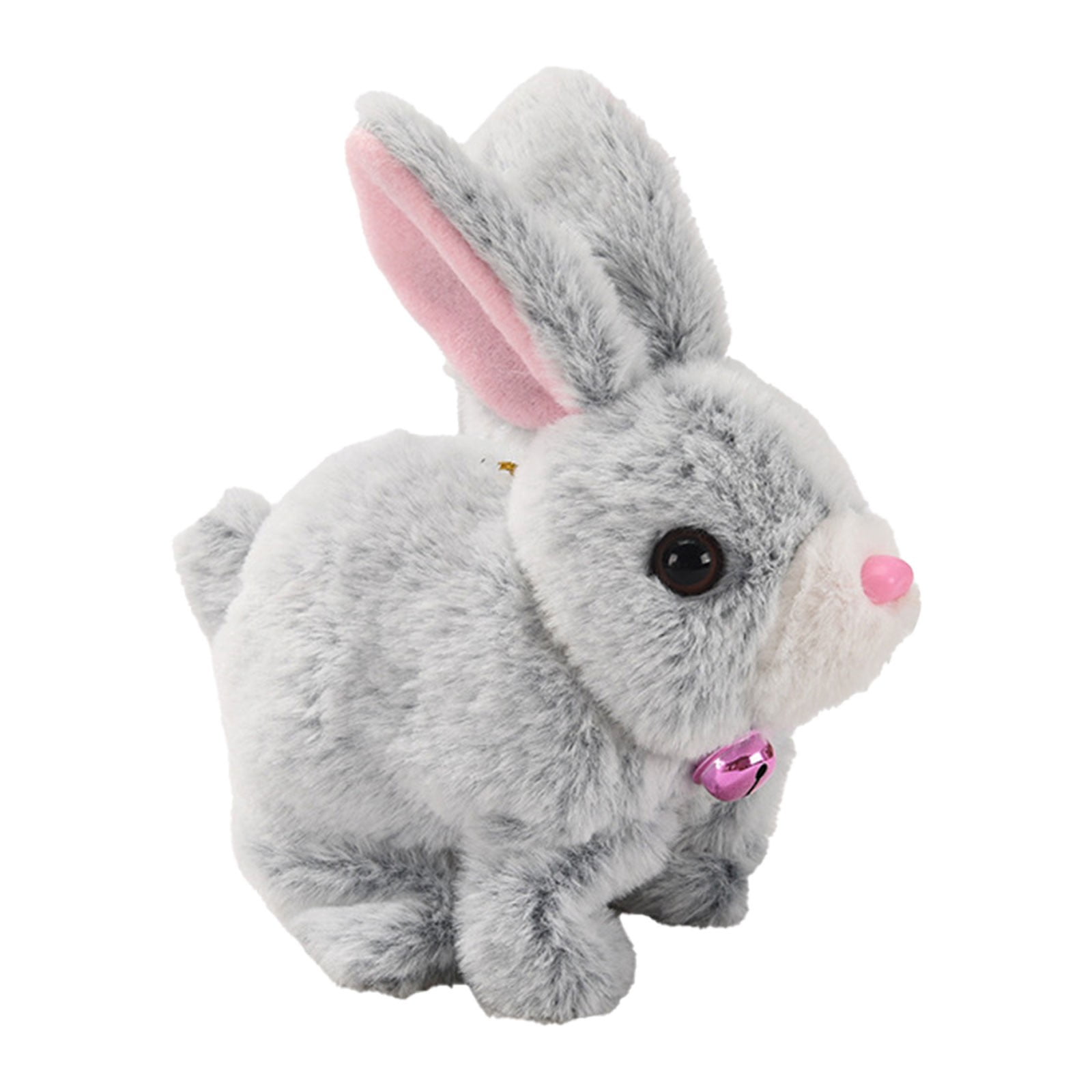 Hopping Rabbit Interactive Electronic Pet Plush Bunny Toy with Sounds ...