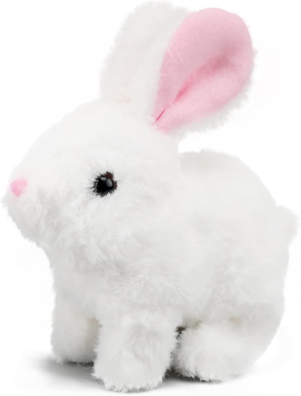 Hopping Walking Bunny Rabbit Toy with Sounds, Wiggling Ears, Twitching ...