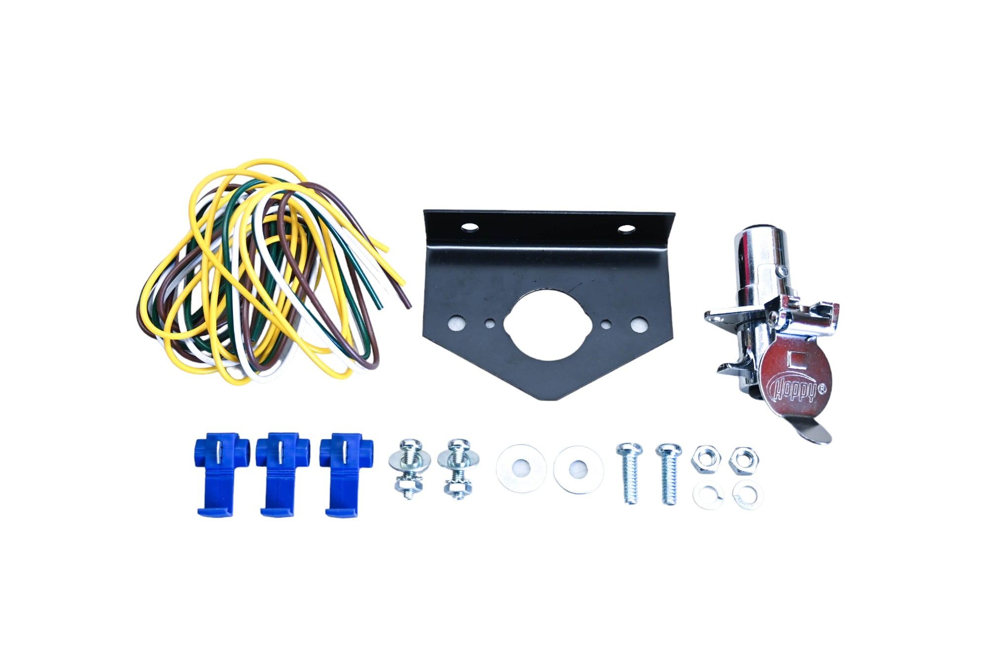 Hoppy 48285 4-Pole Round Trailer Wiring Kit NOS - Walmart.com