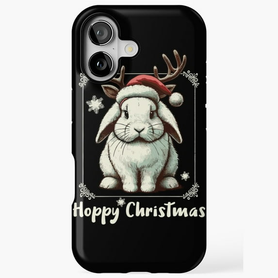 Hoppy Christmas Funny Reindeer Rabbit Phone Case 17 16 15 14 13 12 11 ...