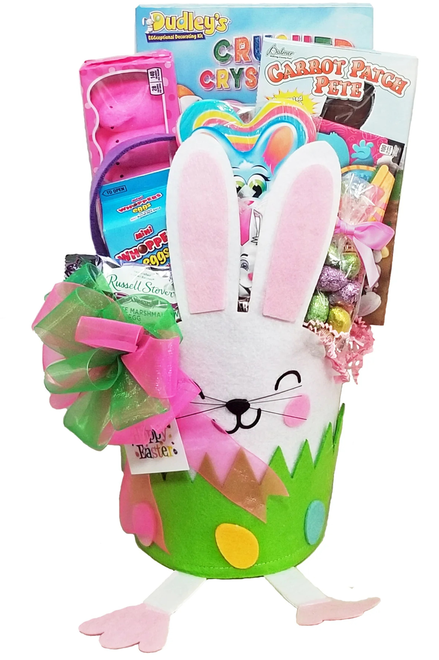 "Hoppy Easter" Premade Easter Gift Basket for kids - Prefilled Easter ...