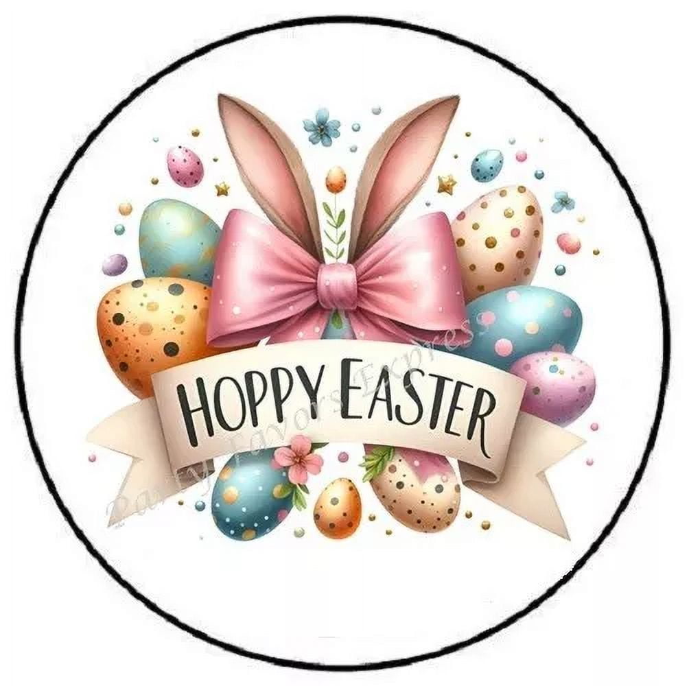 Hoppy Easter Sticker Party Favors Sticker Envelope Seals Labels ...