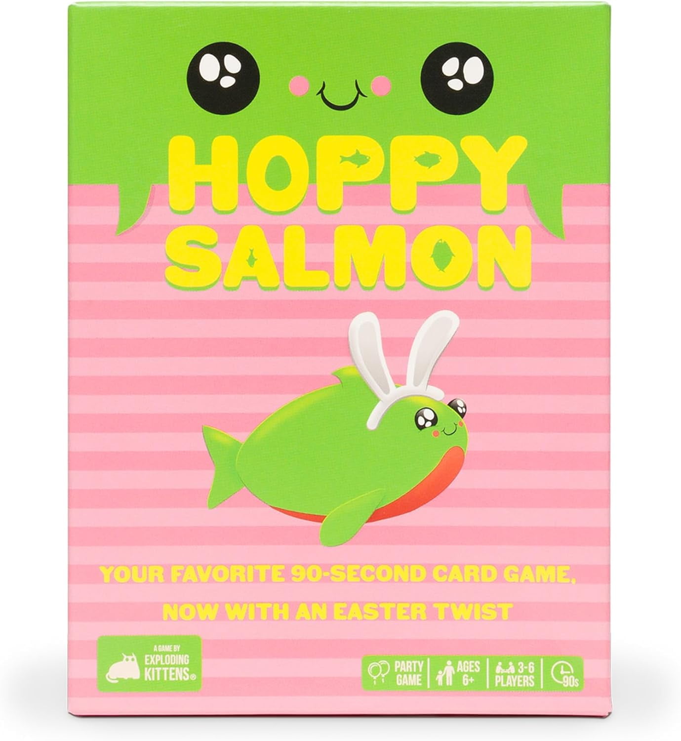 Hoppy Salmon by Exploding Kittens - 3-6 Players - Ages 6+ - 90 Second ... Hoppy Salmon by Exploding Kittens - 3-6 Players - Ages 6+ - 90 Second ...