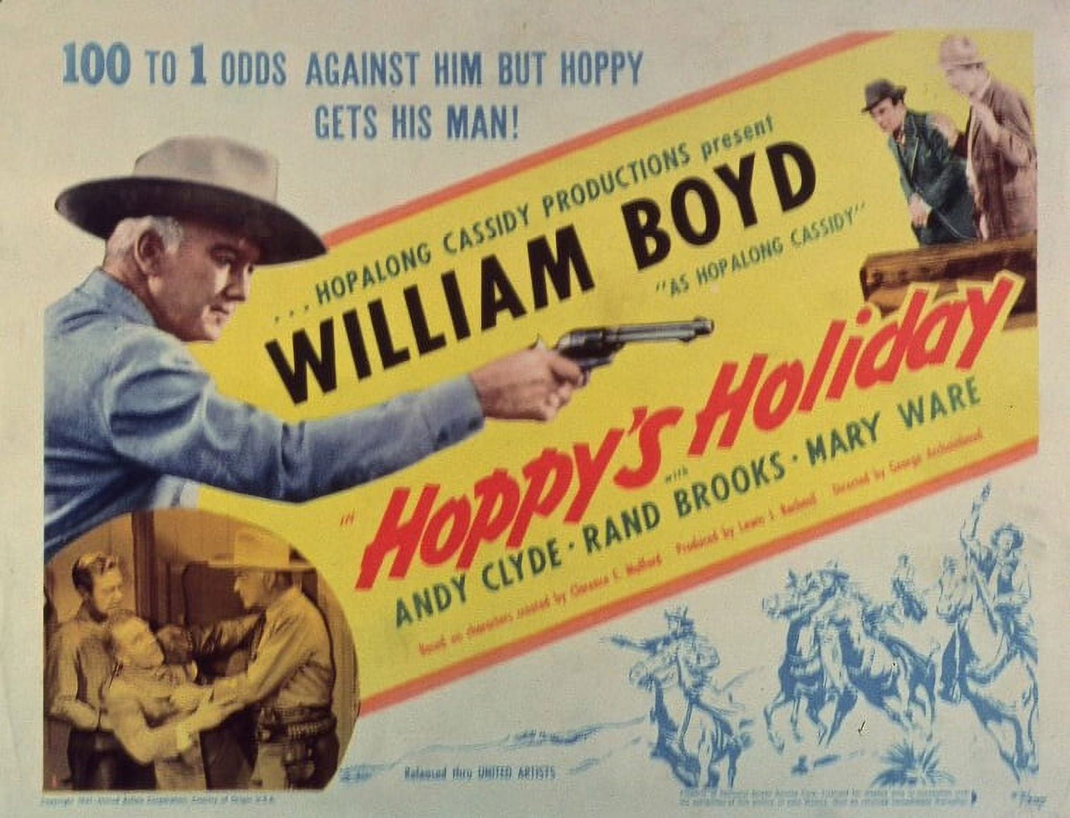 Hoppy's Holiday - movie POSTER (Style A) (11" x 14") (1947) - Walmart.com