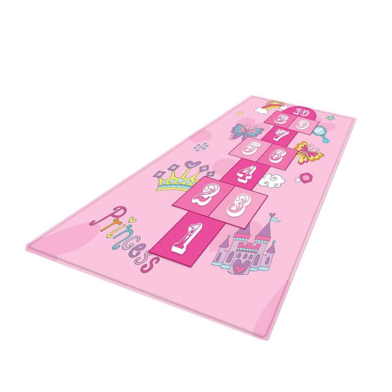 Hopscotch Kids Rug, Hop And Count - Fun and Educational, Durable Woven ...