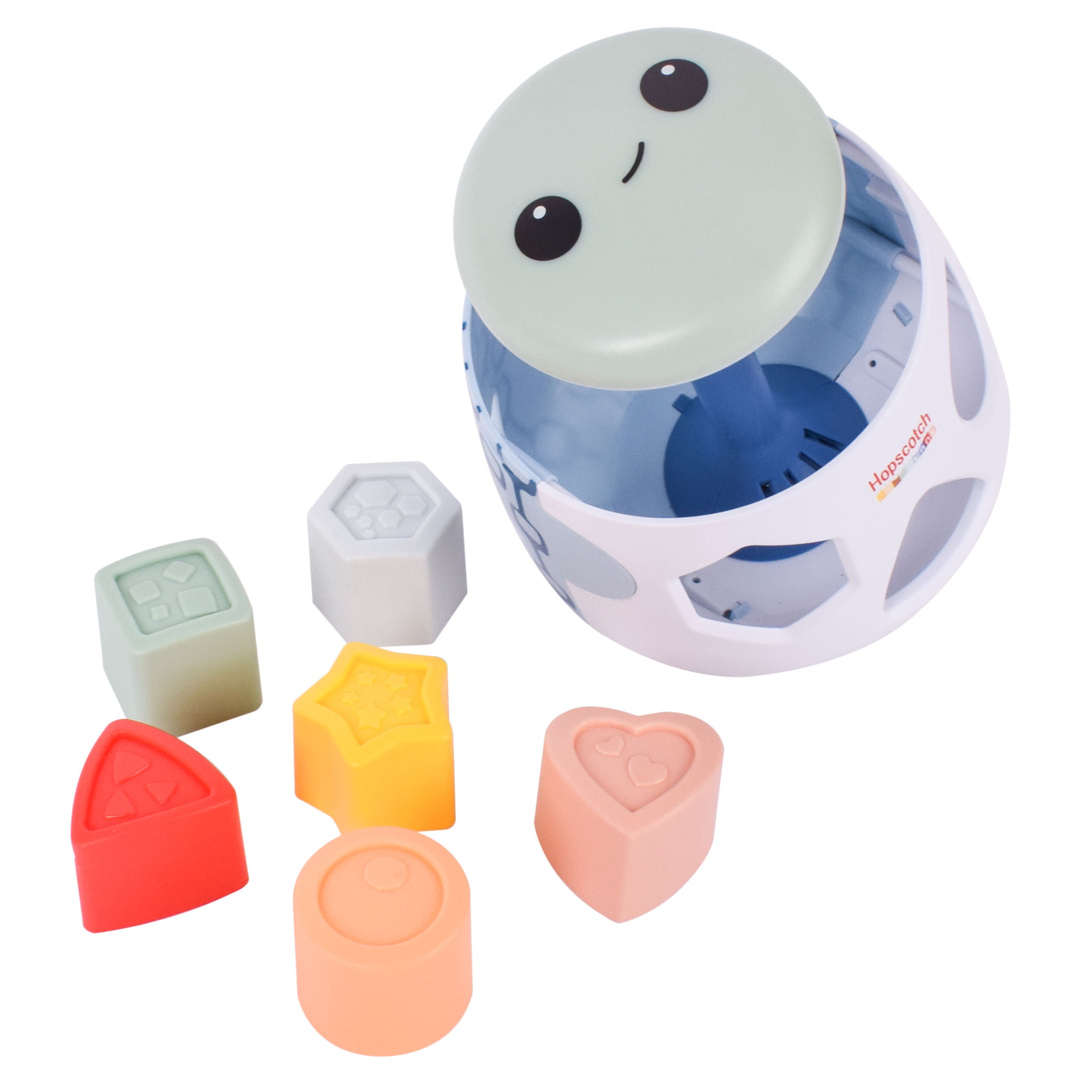 Hopscotch Lane Roll-N-Sort Turtle, Light up Plastic Shape Sorting Toy ...