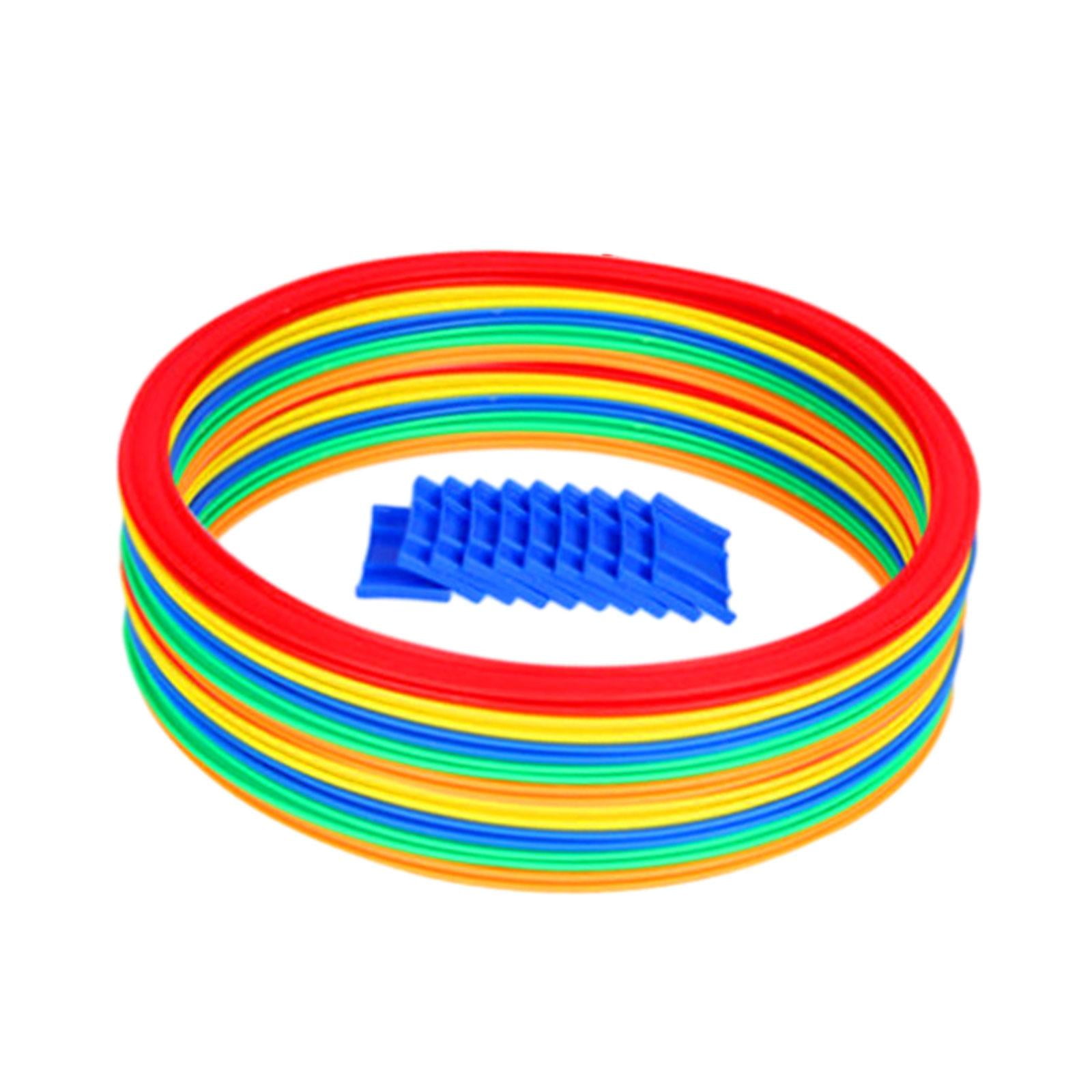 Hopscotch Rings Game Hopscotch with Connectors Ages 3+ Kid Play Set ...