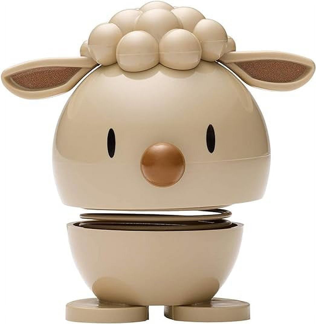 Hoptimist Lambert Sheep Wobble Figurine, Latte, Home Decor Ornament ...