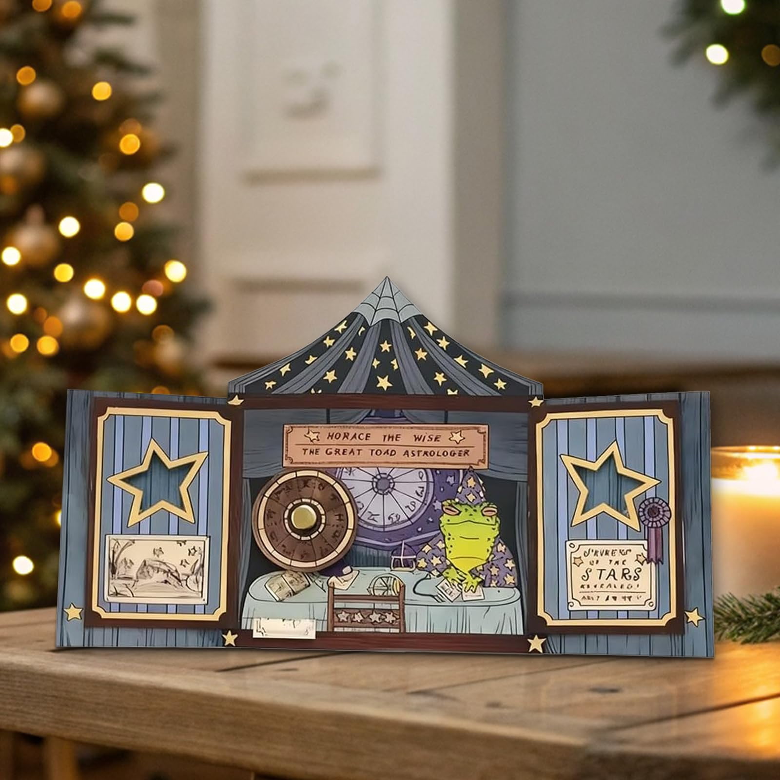 Horace The Wise, The Great Toad Astrologer Christmas Pop-Up Card ...