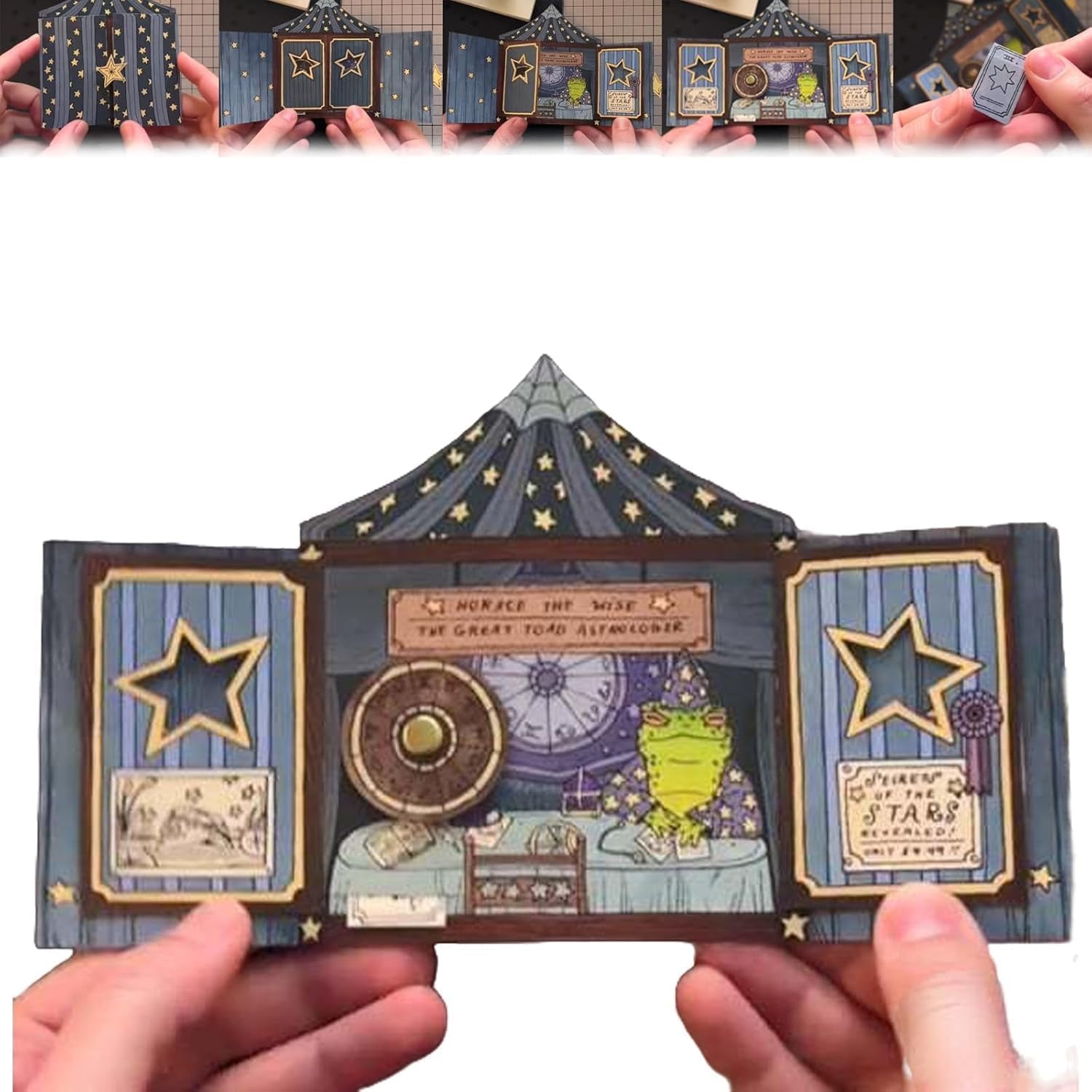 Horace The Wise,The Great Toad Astrologer Christmas Pop-Up Card, Horace ...