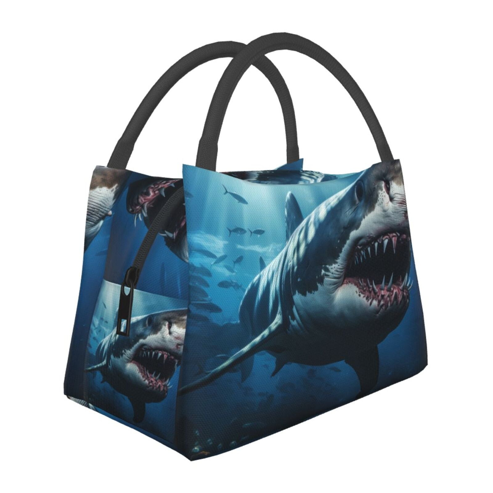 Horeoi 3D Realistic Shark Pattern Portable Insulation Bag for Work ...
