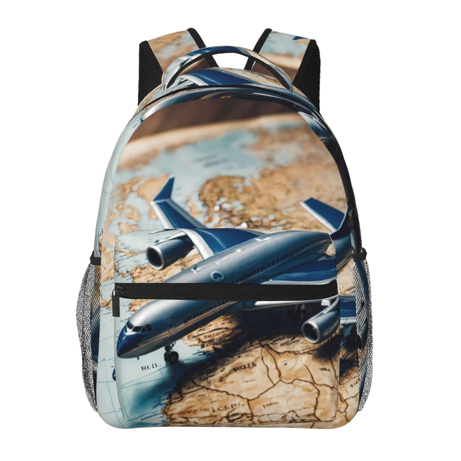 Horeoi Airplane World Map Adventure Print Eco-Friendly Lightweight ...