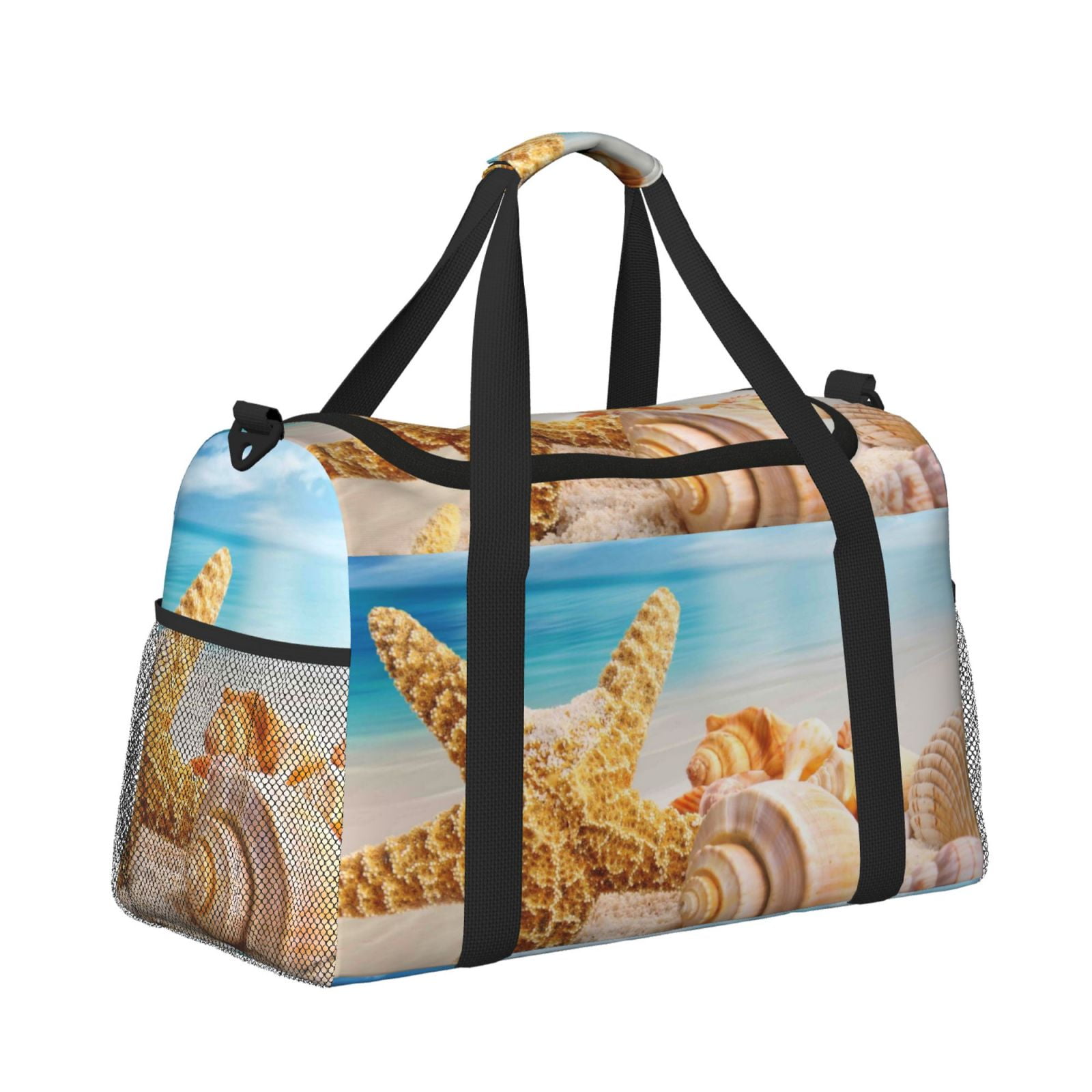 Horeoi Beach Starfish Shell for Travel Duffle Bag with Adjustable Strap ...