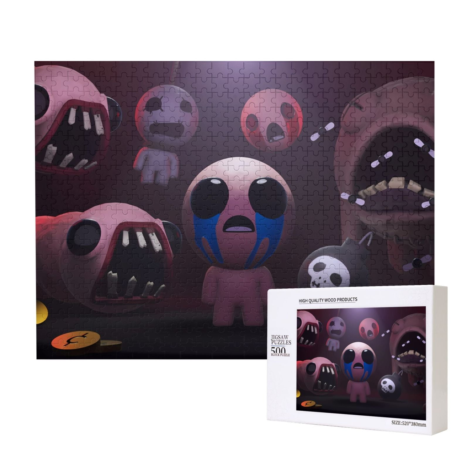 Horeoi The Binding of Isaac Print Print 500 Pieces Puzzle Recycled ...