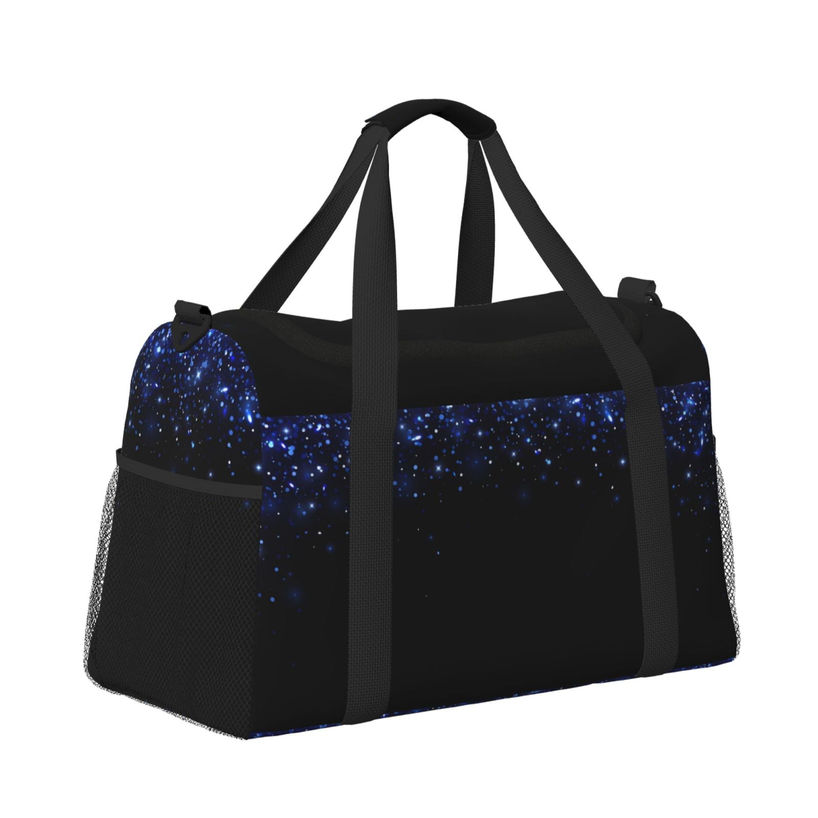 Horeoi Black Blue Glitter Sparkles for Travel Duffle Bag with ...