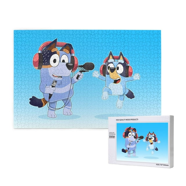 Horeoi Bluey Print 1000 Piece Picture Puzzle, Enlightenment Wisdom ...
