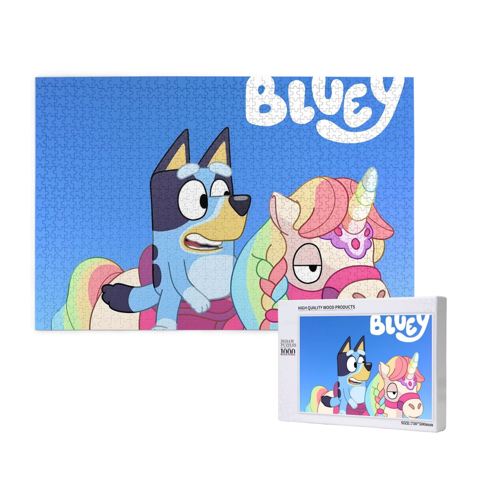 Horeoi Bluey Print 1000 Piece Picture Puzzle, Enlightenment Wisdom ...