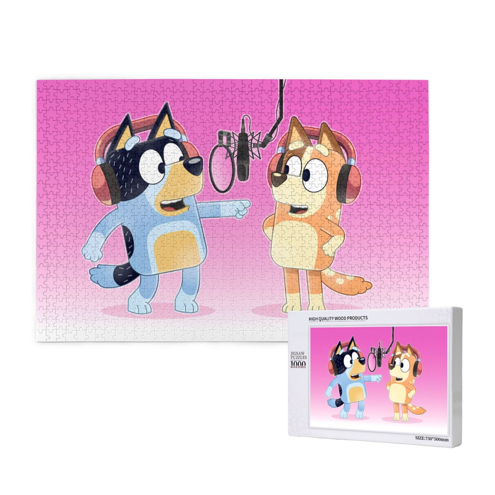 Horeoi Bluey Print 1000 Piece Picture Puzzle, Enlightenment Wisdom ...