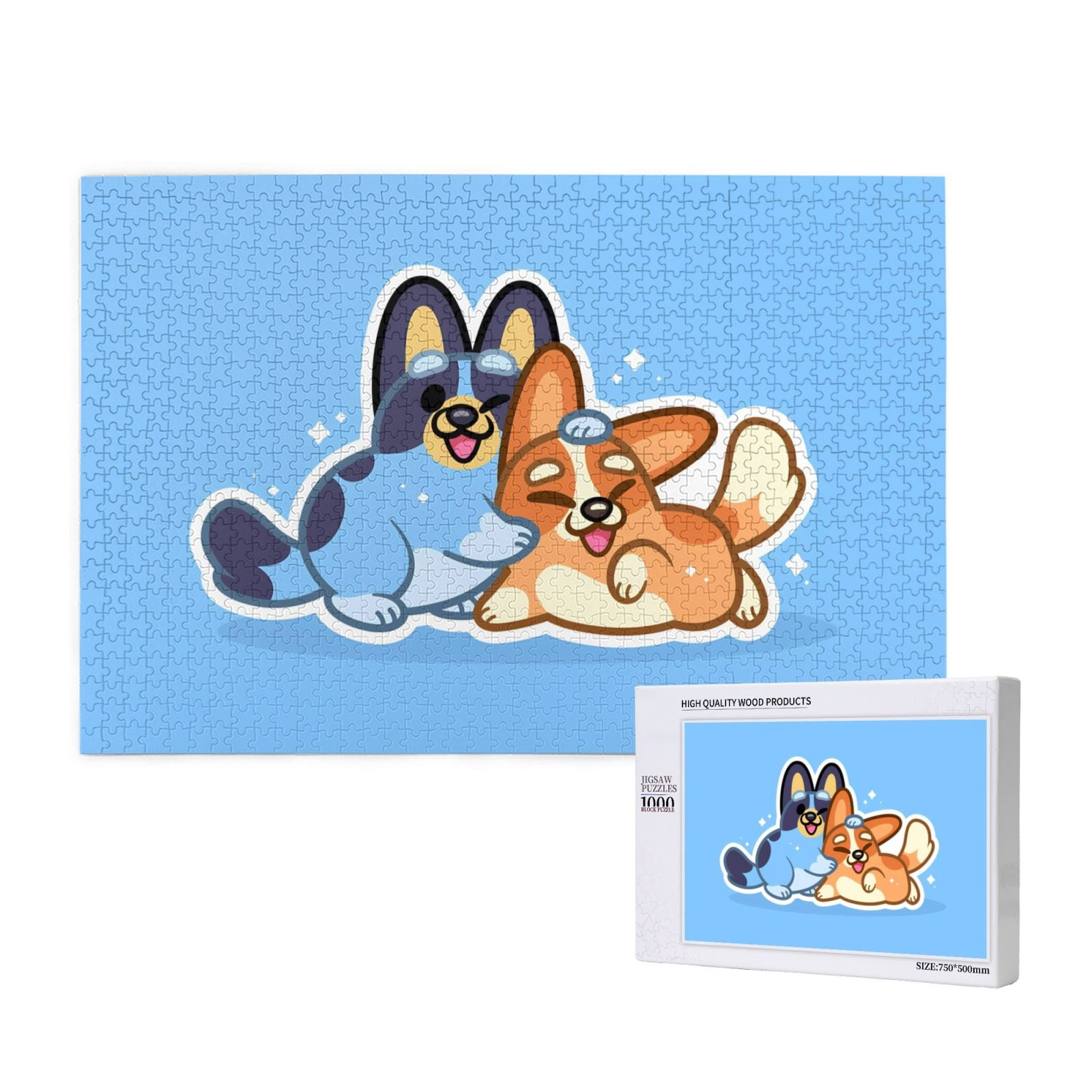Horeoi Bluey Print 1000 Piece Picture Puzzle, Enlightenment Wisdom ...