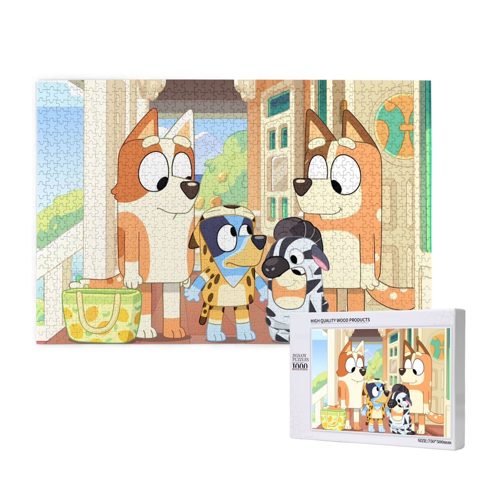 Horeoi Bluey Print 1000 Piece Picture Puzzle, Enlightenment Wisdom ...
