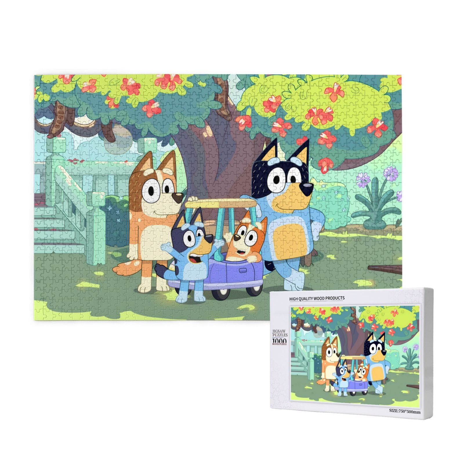 Horeoi Bluey Print 1000 Piece Picture Puzzle, Enlightenment Wisdom ...