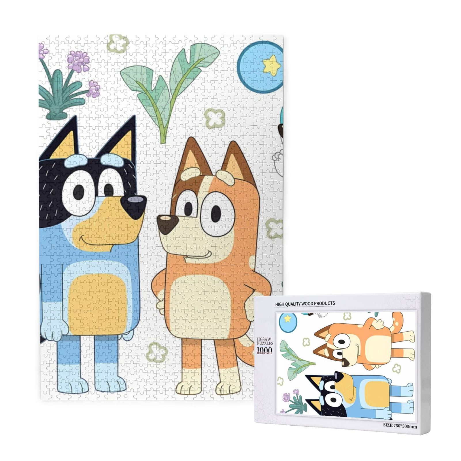Horeoi Bluey Print 1000 Piece Picture Puzzle, Enlightenment Wisdom ...