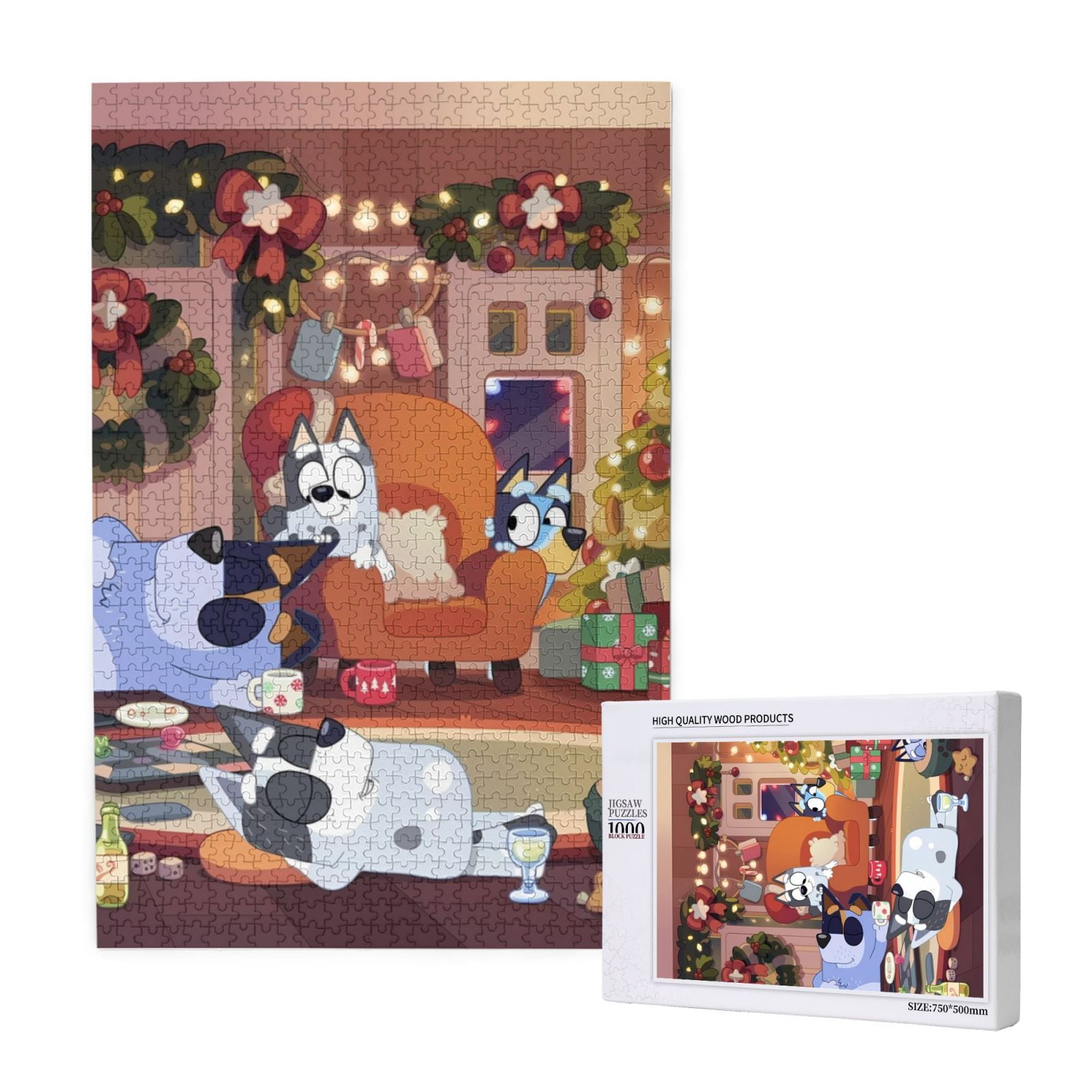 Horeoi Bluey Print 1000 Piece Picture Puzzle, Enlightenment Wisdom ...