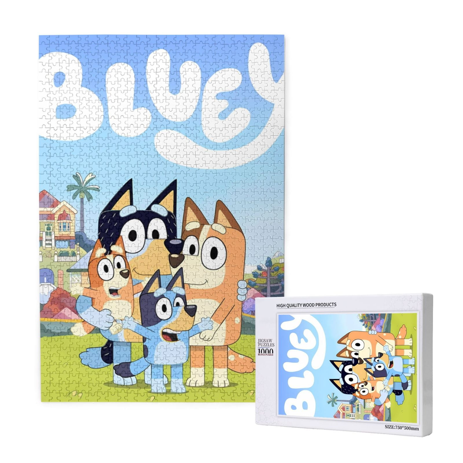 Horeoi Bluey Print 1000 Piece Picture Puzzle, Enlightenment Wisdom ...