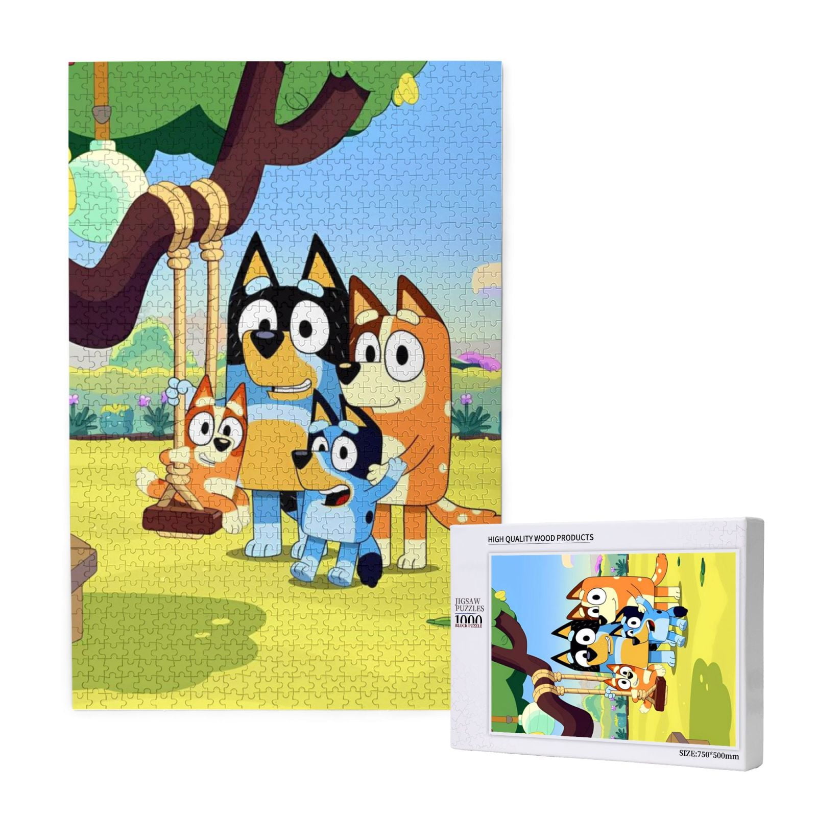 Horeoi Bluey Print 1000 Piece Picture Puzzle, Enlightenment Wisdom ...