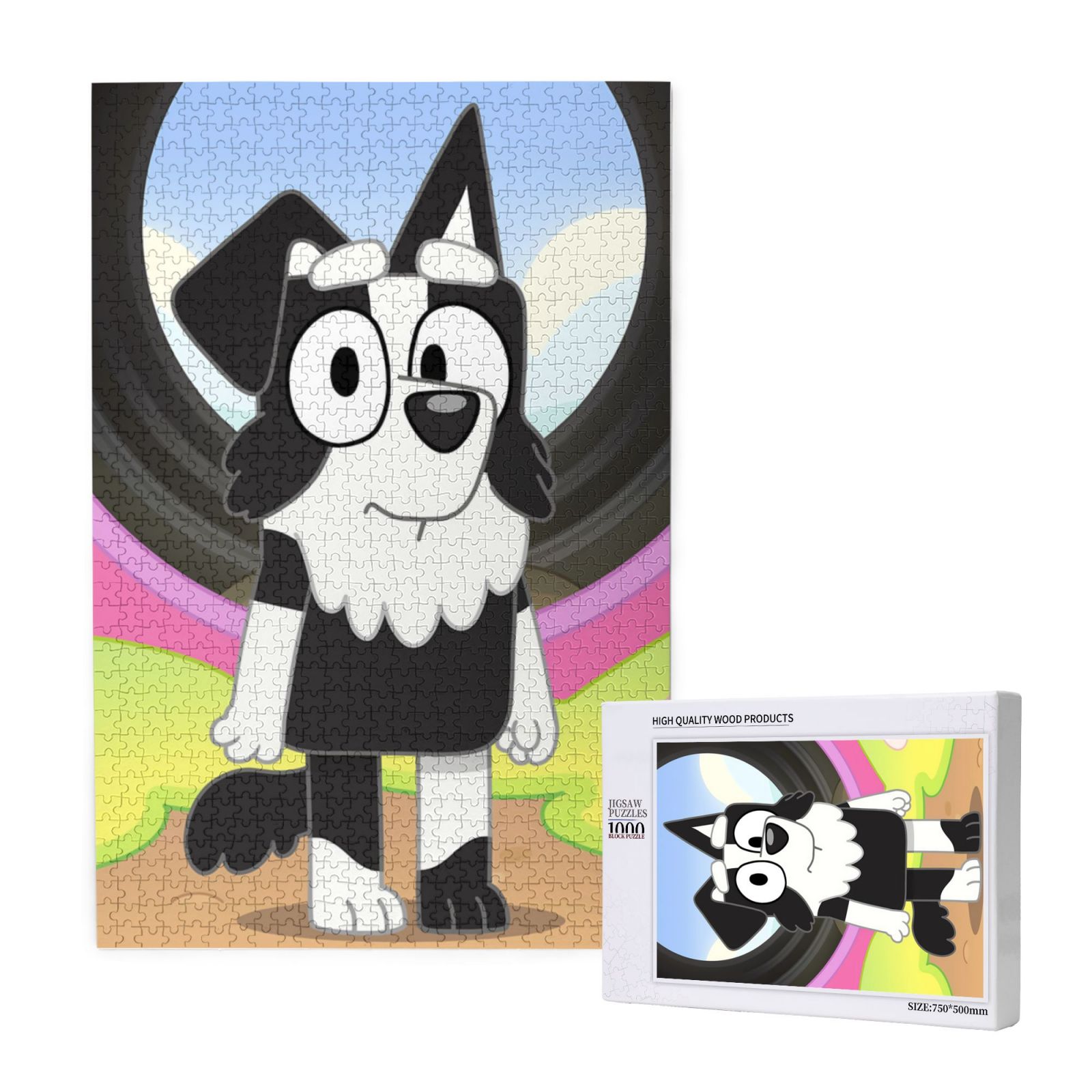 Horeoi Bluey Print 1000 Piece Picture Puzzle, Enlightenment Wisdom ...