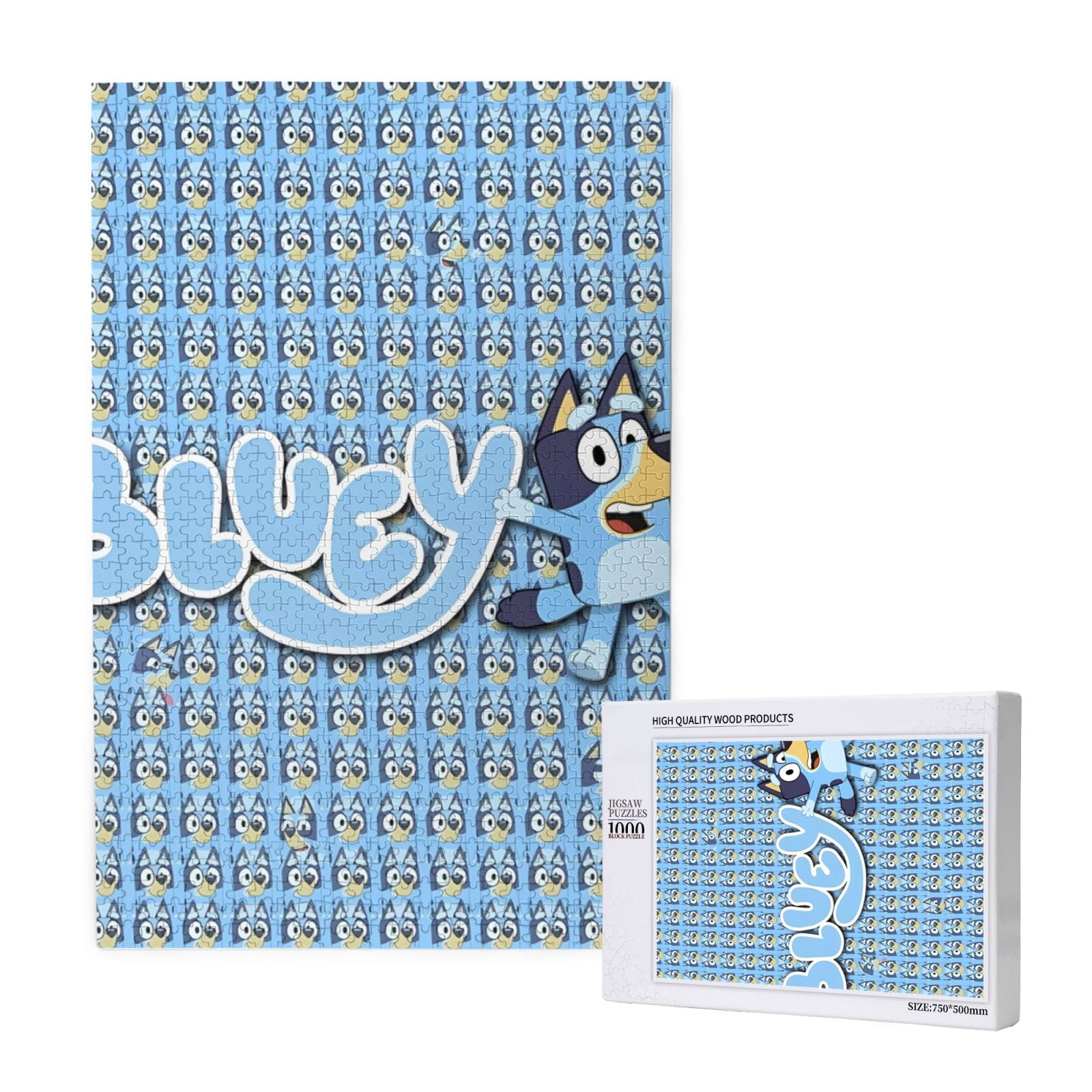 Horeoi Bluey Print 1000 Piece Picture Puzzle, Enlightenment Wisdom ...