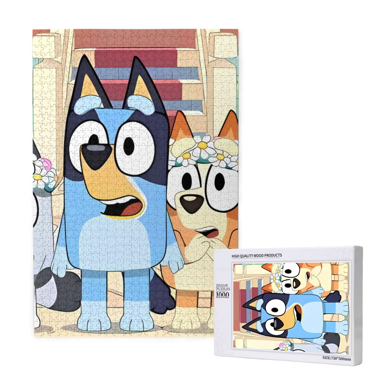 Horeoi Bluey Print 1000 Piece Picture Puzzle, Enlightenment Wisdom ...