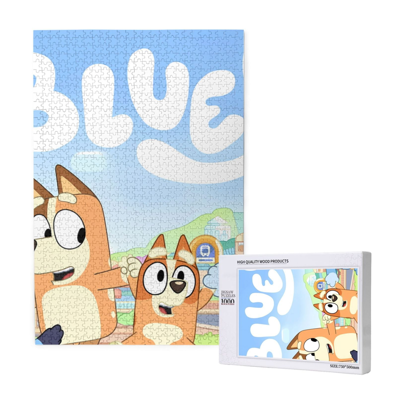 Horeoi Bluey Print 1000 Piece Picture Puzzle, Enlightenment Wisdom ...