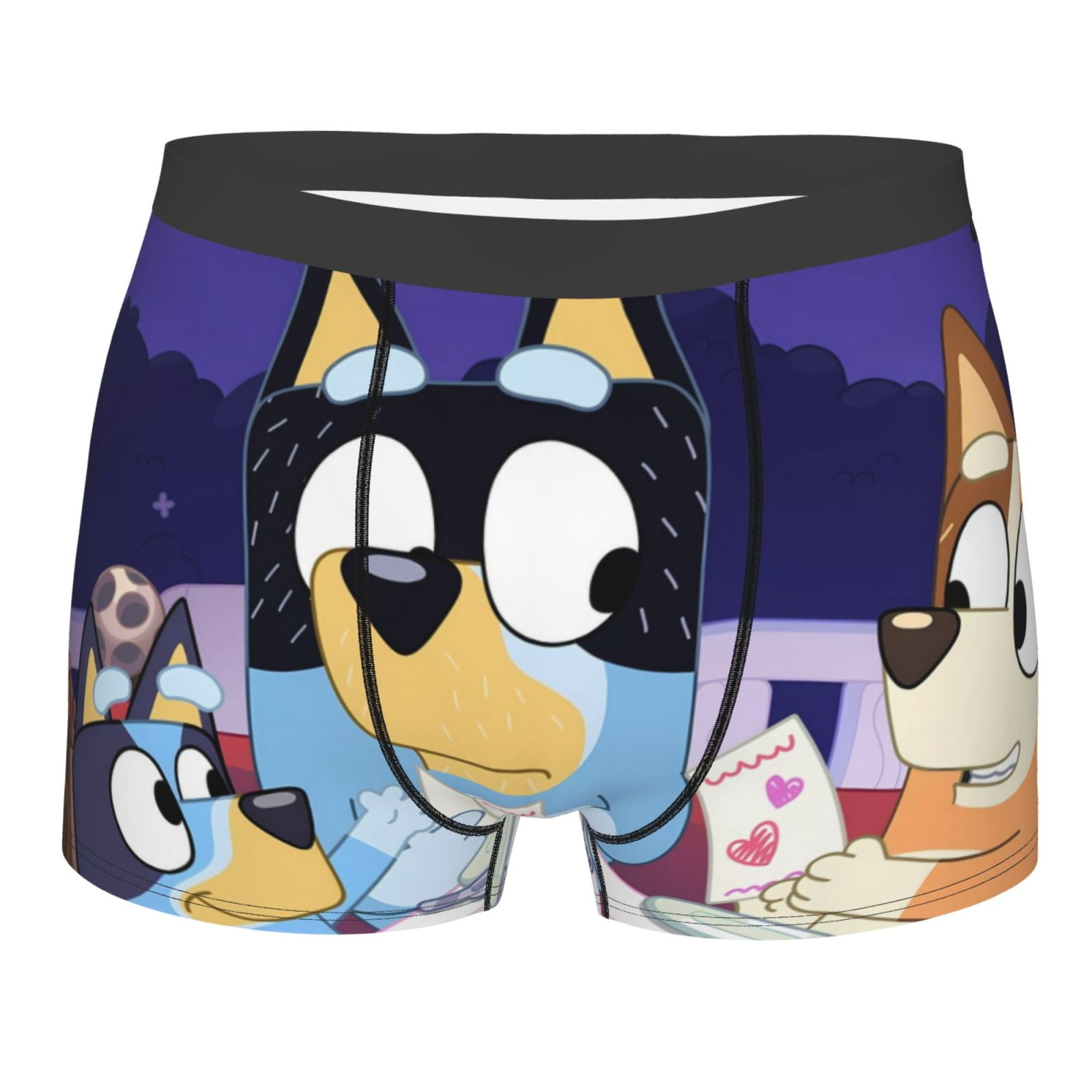 Horeoi Bluey Print Men's Underwear Boxer Briefs Soft Comfortable ...