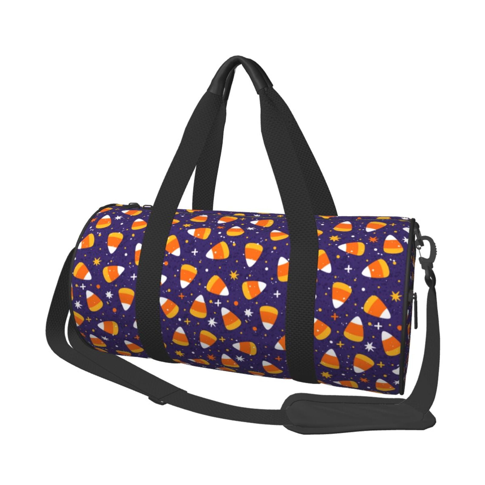 Horeoi Candy Corn (2) Print Foldable Travel Duffle Bag with Removable Strap - Water-Resistant ...