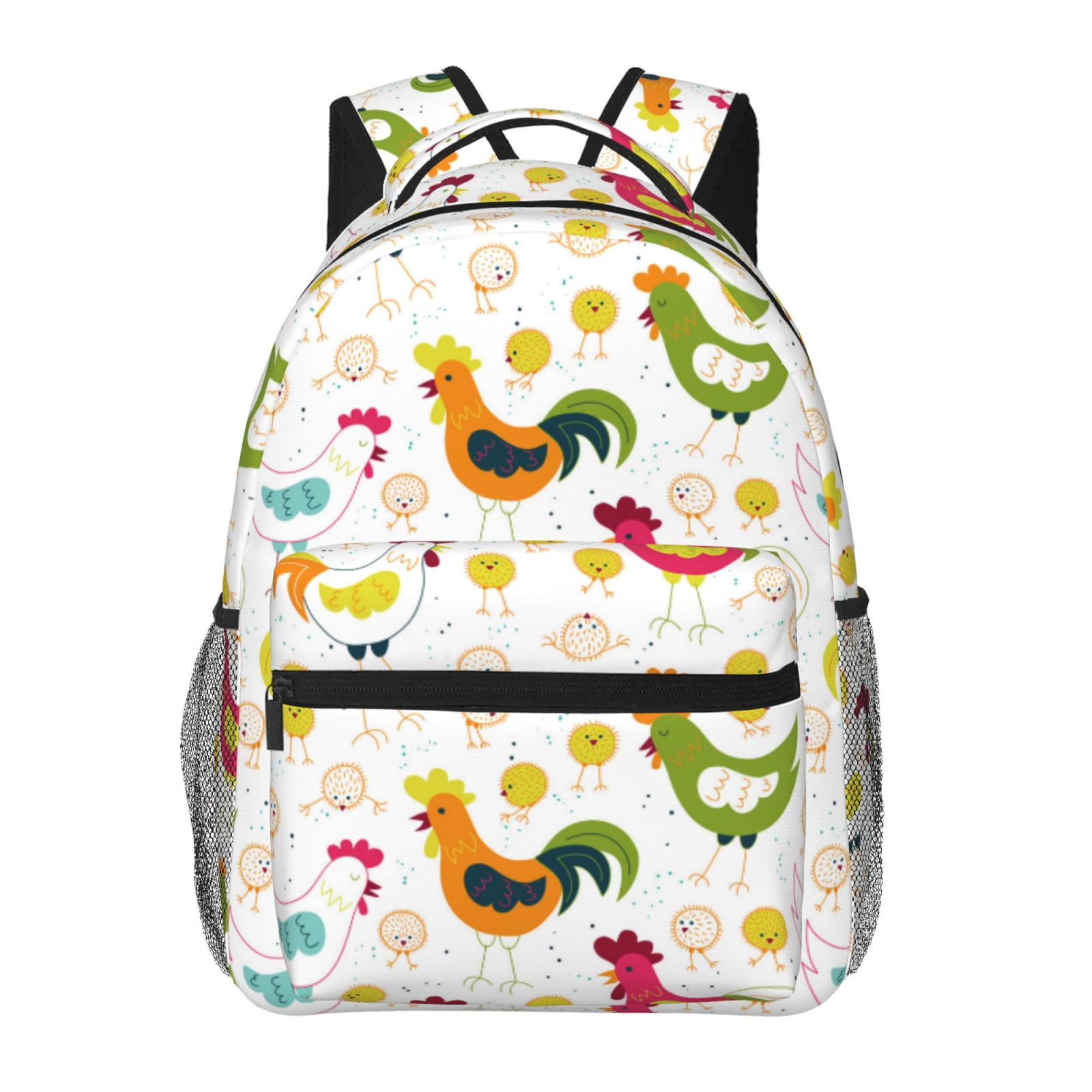 Horeoi Chickens A Print Eco-Friendly Lightweight Student Backpack for ...