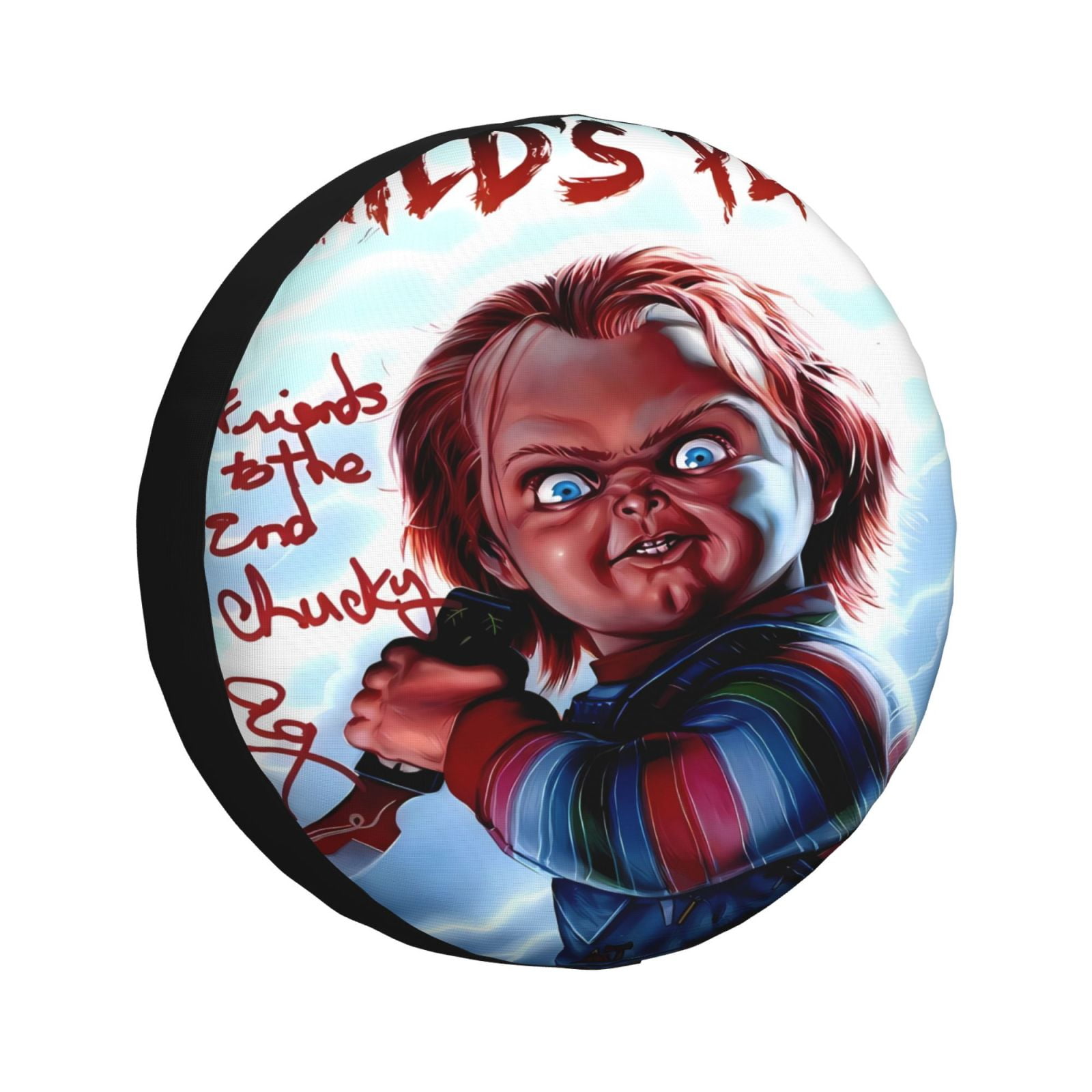 Horeoi Chucky Print Tire Cover Waterproof Leather Wheel Cover, Camper ...