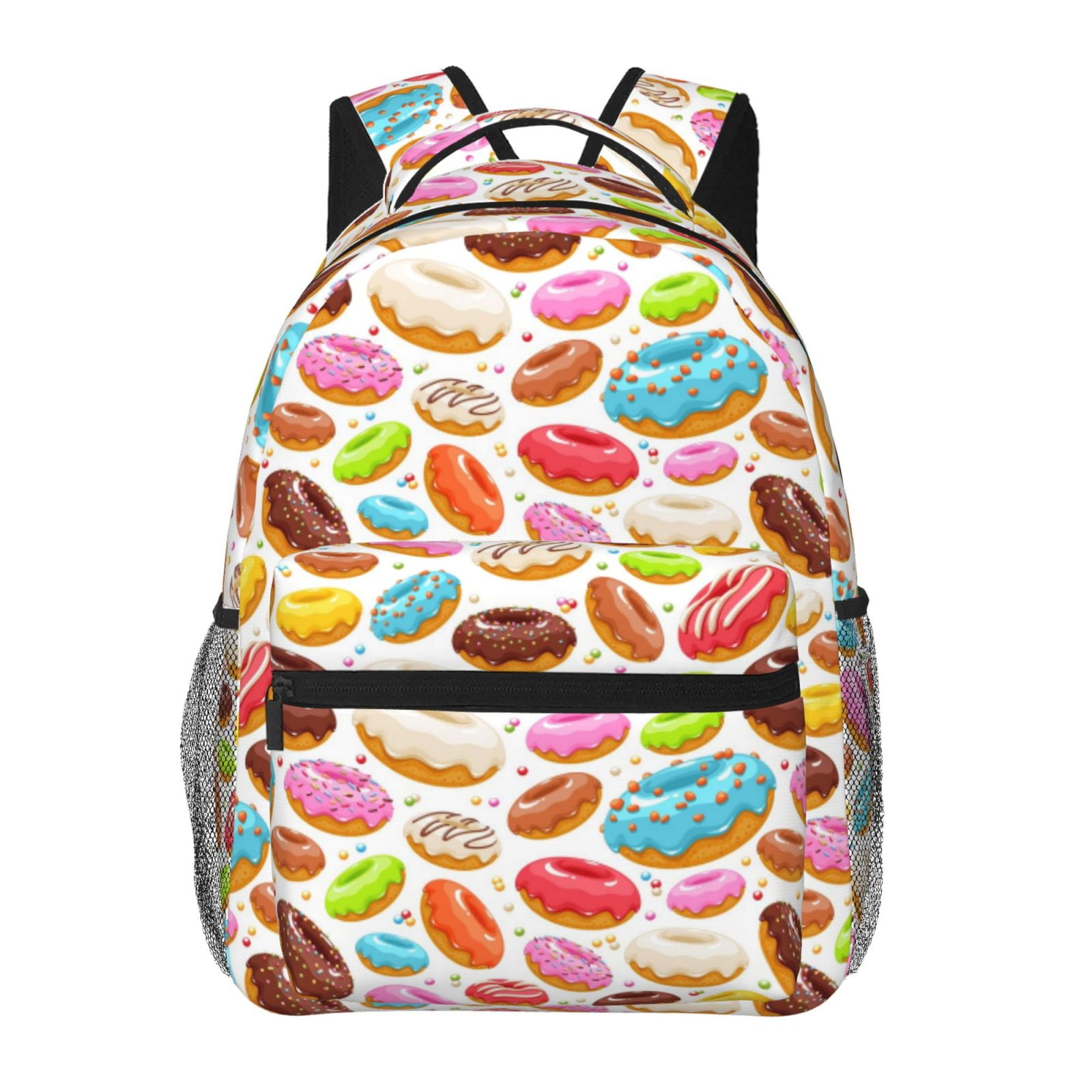Horeoi Color Donut Print Eco-Friendly Lightweight Student Backpack for ...