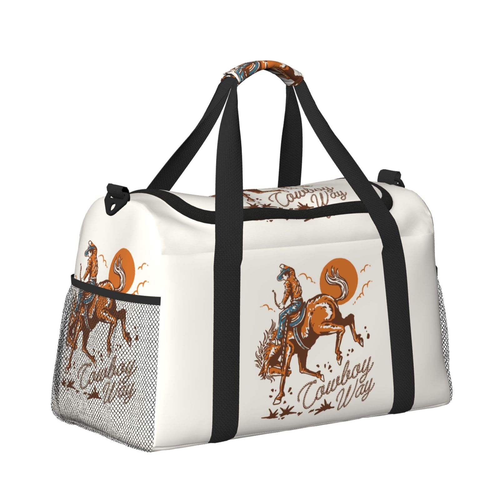 Horeoi Cowboy Riding Horse for Travel Duffle Bag with Adjustable Strap ...