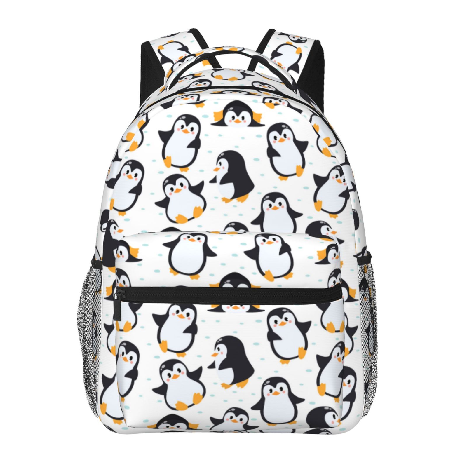 Horeoi Cute Penguins Print Eco-Friendly Lightweight Student Backpack ...