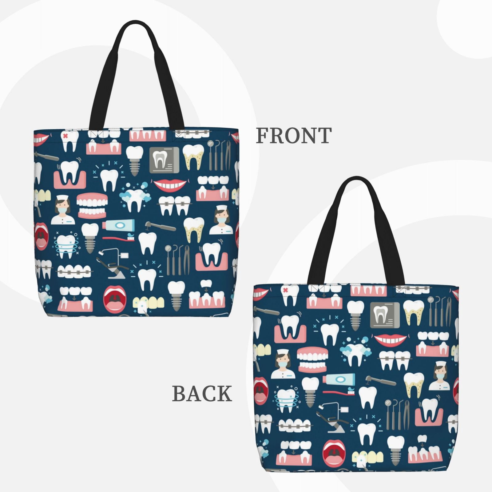 Horeoi Dental for Reinforced Shoulder Tote Bag Scratch-Proof Design ...